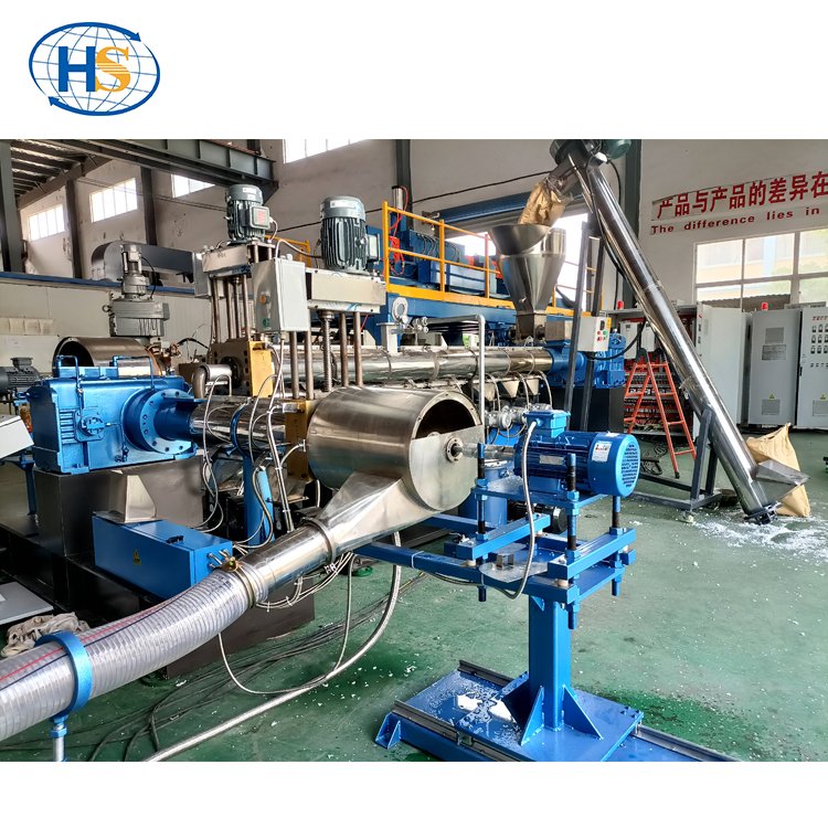 Film Recycling Pelletizer Plastic Recycle Extrusion Machine Two Stage ...